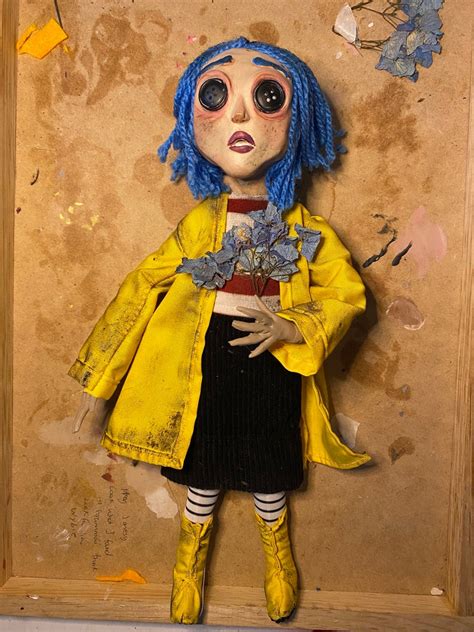 Personalized Coraline Doll Handmade Doll Ts For Coraline Mini Me