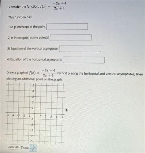 Solved Consider The Function F X 2x 4 2x 4 This