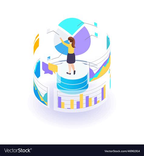 Data Analysis Concept Royalty Free Vector Image