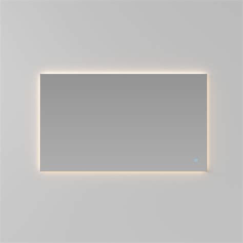 Side Rectangular Mirror With Led Backlighting Mirrors Rectangular Mirrors Ideagroup