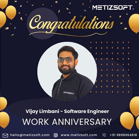 Metizsoft Solutions Private Limited On Linkedin Workanniversary