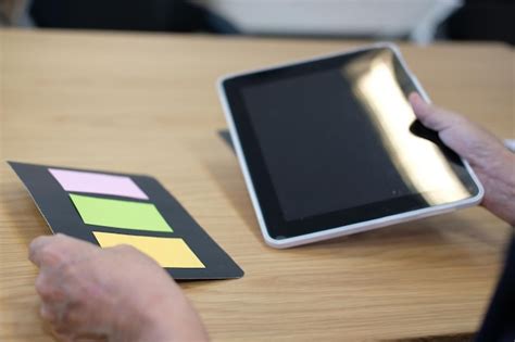 premium photo midsection of programmer working on table