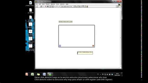 Labview Estructura While Loop Y Shift Register Youtube