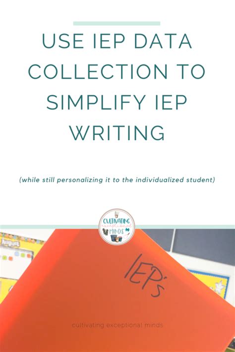 Using IEP Data Collection Sheets To Simplify Writing Your IEP Cultivating Exceptional Minds