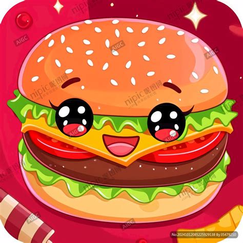 Ai创作图卡通汉堡形象 汉堡卡通插画 汉堡创意卡通 卡通汉堡包 汉堡卡通造型 汉堡插画汉堡手绘 汉堡包插画 汉堡插画汉堡素材 高清汉堡插画