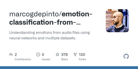 Emotion Classification From Audio Files Create Features Py At Master · Marcogdepinto Emotion