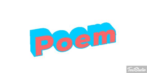 Poem Word Animated  Logo Designs