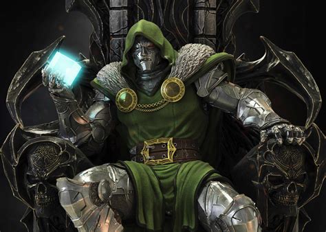 Doctor Doom On Throne Zbrushcentral