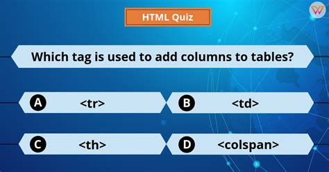 Html Quiz Template