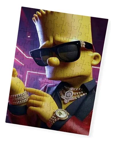 Rompecabezas Niños Y Adultos 120pz Bart Buchon Con Joyas Mercadolibre