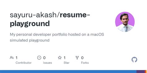 Github Sayuru Akashresume Playground My Personal Developer