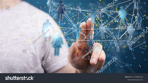 3d Rendering Organizational Chart Team Concept Stock Illustration 2150982235 Shutterstock