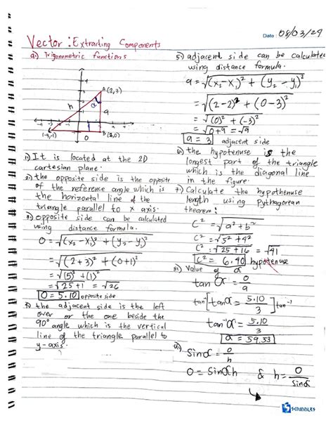 Vector Extracting Components Pdf