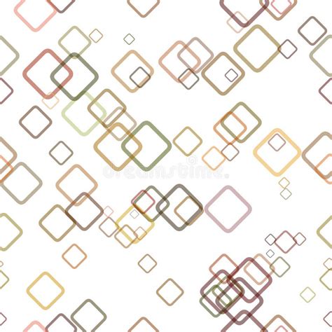 Seamless Geometrical Square Pattern Background Vector Graphic Design From Random Diagonal