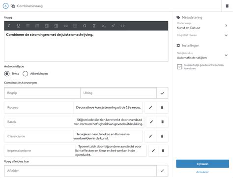 Werkvorm Combinatievraag Learnbeat Support