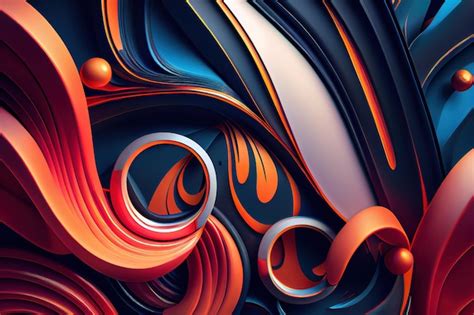 Premium Ai Image Abstract Background Colorful Flat Elements Abstract Business Background