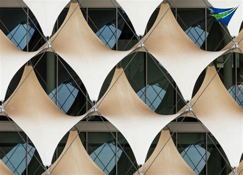 Fabric Structure Blog Unique Building Facade Using Ptfe Fabric Membrane
