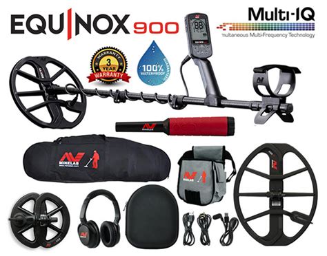 Minelab Equinox 900 Metal Detector Premium Bundle