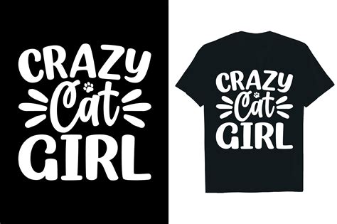 Crazy Cat Girl Graphic By Rextore · Creative Fabrica