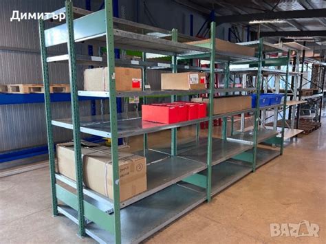 Метални стелажи 200 кг на рафт в Стелажи и щандове в гр Пловдив Id40482532 — Bazar Bg