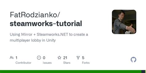 GitHub FatRodzianko Steamworks Tutorial Using Mirror Steamworks