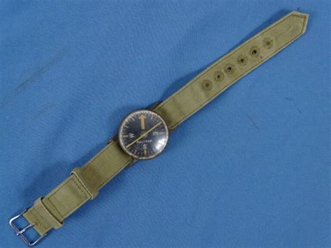 Wwii Waltham Wrist Compass Griffin Militaria