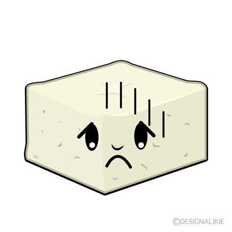 かわいいお辞儀する豆腐のイラスト素材｜無料ダウンロード Illustcute