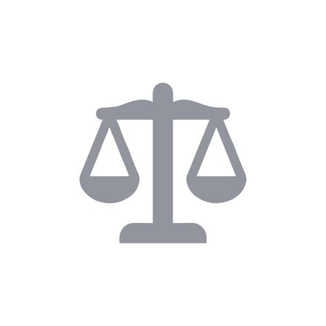 Simple Minimalist Scale Of Justice Law And Legal System Icon 75134338