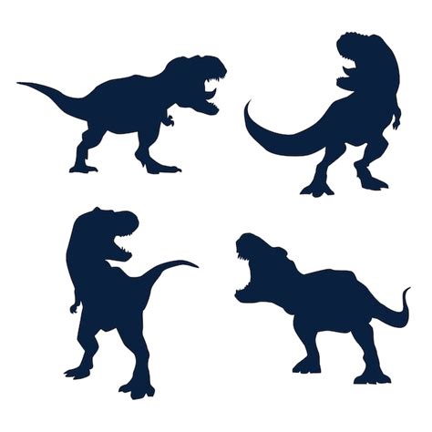 T Rex Silhouette Clip Art 44 Scary T Rex Shadow Stock Vectors And