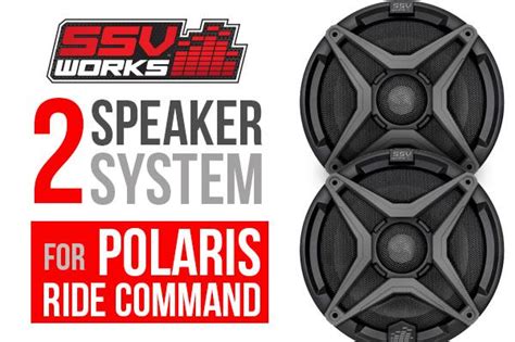 SSV Works Polaris RZR XP Turbo S Speaker System