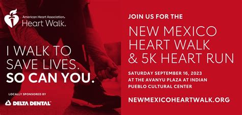 Fundraising Heart Walk And 5k Run With The American Heart Association In Albuquerque
