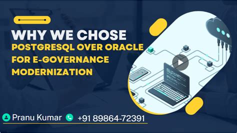 🛡️ Why We Chose Postgresql Over Oracle For E Governance Modernization