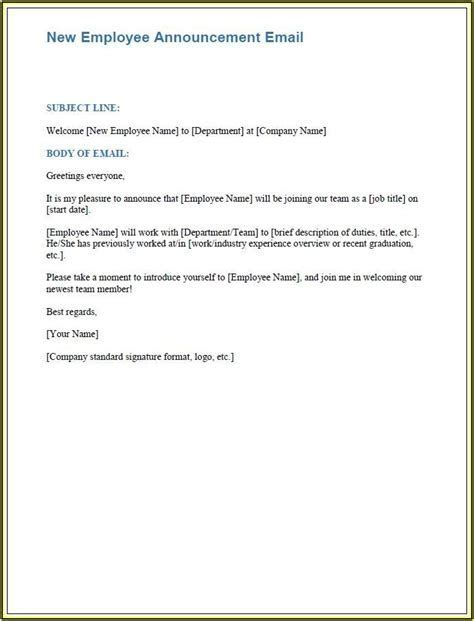 Email Template For Employee Onboarding At Templatesample Employee Onboarding Email Templates