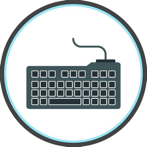 Keyboard Flat Circle Icon 38836281 Vector Art At Vecteezy