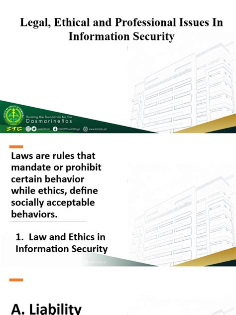 Kld Ppt Presenation Legal Ethical And Professional Issues In