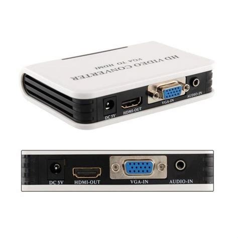 VGA Conversion Device From VGA Audio Source To HDHI Input Tejarra Com