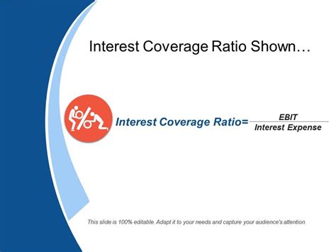 Interest Coverage Ratio Shown By Humans And Percentage Powerpoint Templates Download Ppt