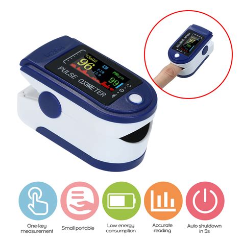 Digital Fingertip Pulse Oximeter Oled Display Bloo Vicedeal