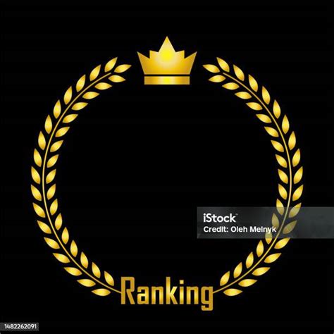 순위 금 월계관 대회 우승자 메달 또는 수상 템플릿입니다 벡터 1에 대한 스톡 벡터 아트 및 기타 이미지 1 1위 2 위 상 종류 Istock