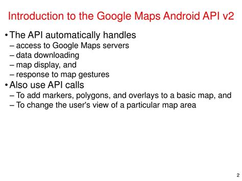PPT Google Maps Android API V2 PowerPoint Presentation Free Download ID 5413650