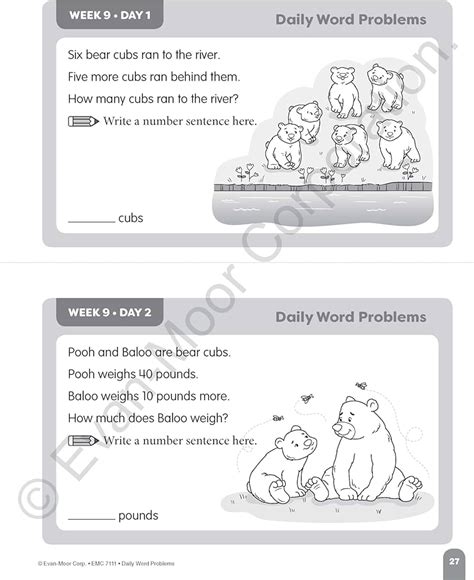 Grade 1 Worksheets Math Word Problems Word Problems Worksheets Free