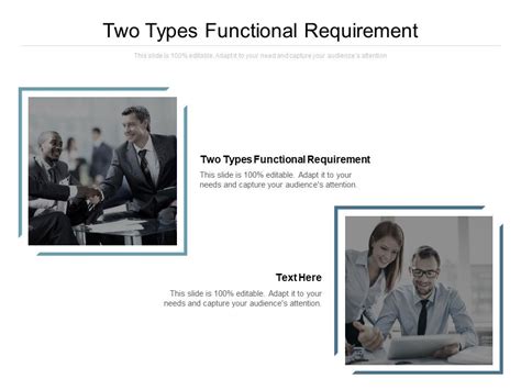 Two Types Functional Requirement Ppt Powerpoint Presentation Examples