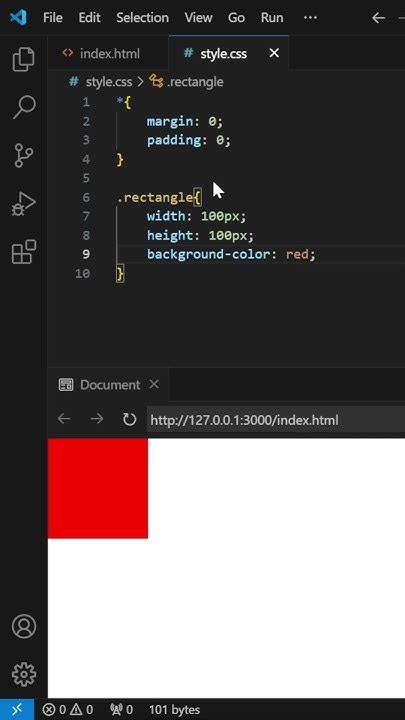 How To Make Rectangle Shape Using Html And Css Html Css Htmlcolor Shorts Html5 Htmlwebsite