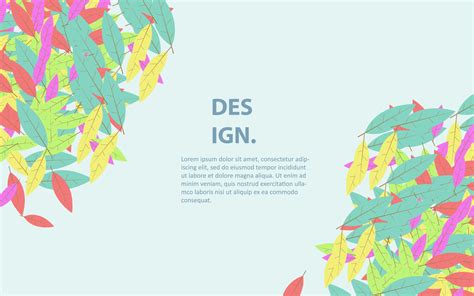 Fall Leaf Pattern Colorful 12813687 Vector Art At Vecteezy