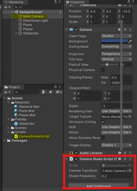 How To Create A Camera Shake Effect In Unity