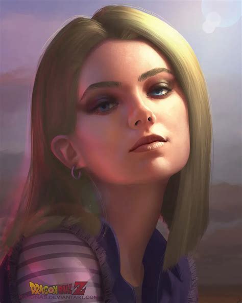 Android 18 Dragon Ball Z Mobile Wallpaper By Kimonasart 4313299
