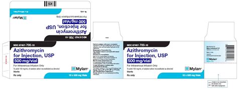 Azithromycin Injection Package Insert Prescribing Information