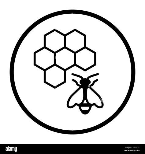 One Color Vector Icon Bees Propolis And Honey Stock Vector Image And Art Alamy