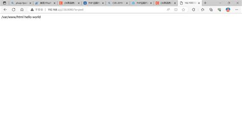 CVE PHP远程代码执行漏洞复现 tangyuan 博客园