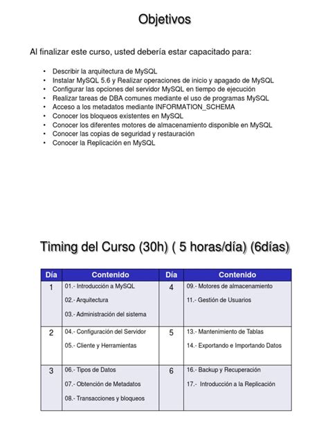 Curso Completo Mysql Pdf Mi Sql Distribución De Linux